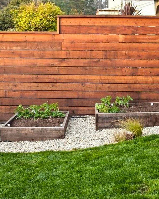 Modern Horizontal Privacy Fence